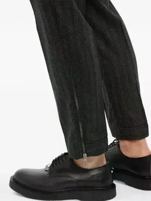 Neil Barrett Slim-fit Ankle-zip Tapered Trousers