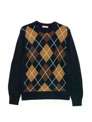 KANGRA Long-sleeve Sweater - Blue