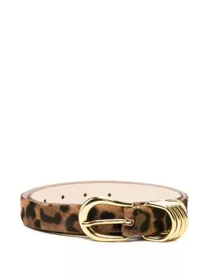 DEHANCHE Hollyhock Jaguar-print Belt