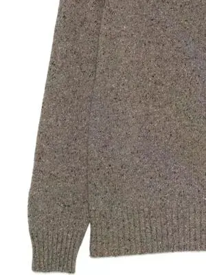 KANGRA Flecked Crew-neck Sweater