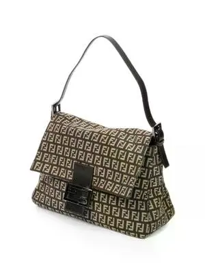 Fendi Mama Baguette Monogram Shoulder Bag