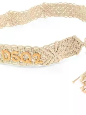 Dsquared2 Logo Detail Tassel Belt