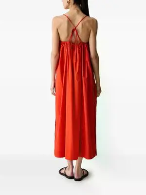 BENETTON Maxi Dress With Square Neck And Tie Back