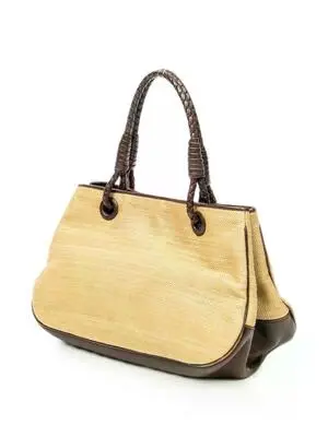 Bottega Veneta Woven Handle Tote Bag
