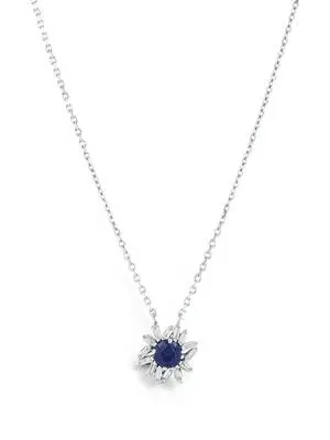SUZANNE KALAN One Of A Kind Sapphire And Diamond Necklace - Silver