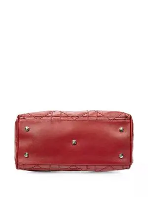 Dior Medium Granville Cannage Tote Bag - Red