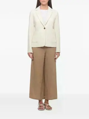 EMME Waffle-effect Single-breasted Blazer