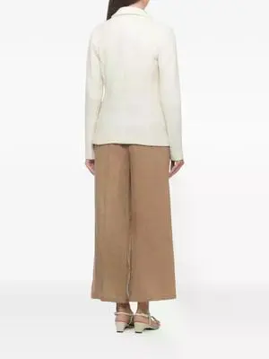 EMME Waffle-effect Single-breasted Blazer