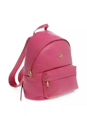 Moschino Love Heart-plaque Backpack