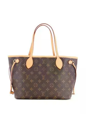 LOUIS VUITTON Neverfull Monogram Canvas Pm Tote Bag - Brown
