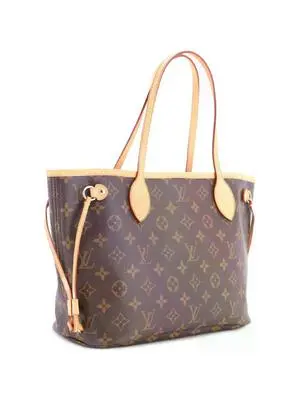 LOUIS VUITTON Neverfull Monogram Canvas Pm Tote Bag