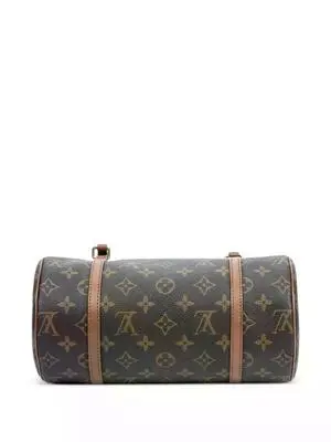 LOUIS VUITTON Monogram Papillon Cylinder Tote Bag