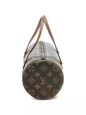 LOUIS VUITTON Monogram Papillon Cylinder Tote Bag