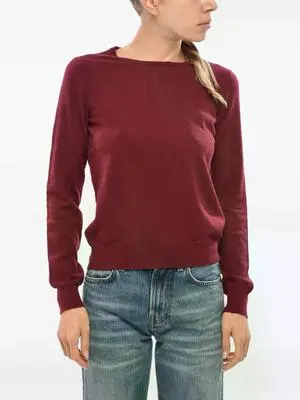 Malo Crew-neck Long-sleeve Sweater - Red