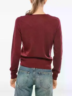 Malo Crew-neck Long-sleeve Sweater - Red