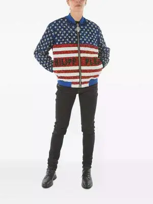 Philipp Plein Sequin Embellished Bomber Jacket
