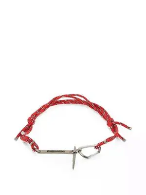 Dsquared2 Two-tone Logo-engraved Paracord Belt