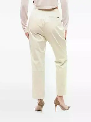 Woolrich Elasticated-waist Flat-front Trousers