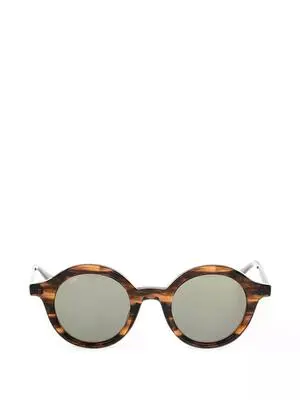 OAMC Tortoiseshell-effect Round Sunglasses