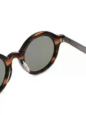 OAMC Tortoiseshell-effect Round Sunglasses