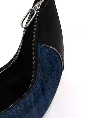 Karl Lagerfeld Denim Panelled Curved Tote Bag