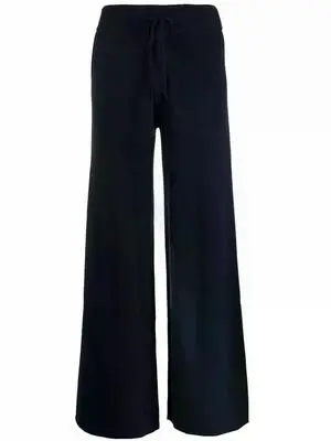 LISA YANG Sofi High-waisted Wide-leg Trousers - Blue