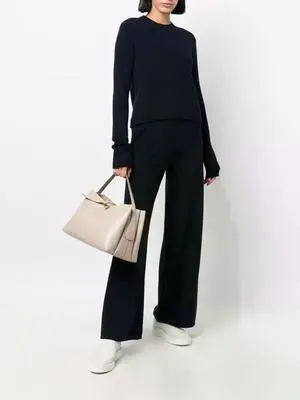 LISA YANG Sofi High-waisted Wide-leg Trousers