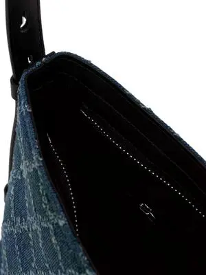 Karl Lagerfeld Monogram-pattern Asymmetric Tote Bag