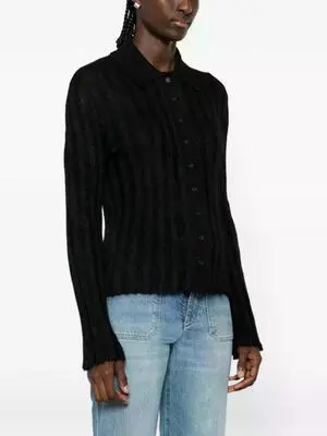 Khaite Ribbed-knit Cardigan