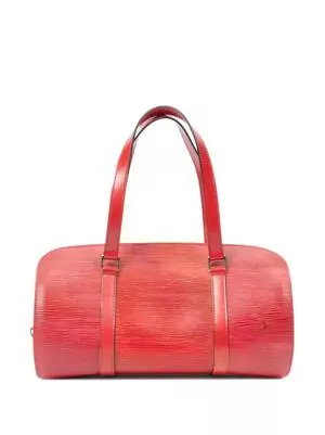 LOUIS VUITTON Soufflot Epi Leather Tote Bag Red