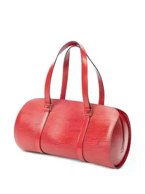 LOUIS VUITTON Soufflot Epi Leather Tote Bag - Red