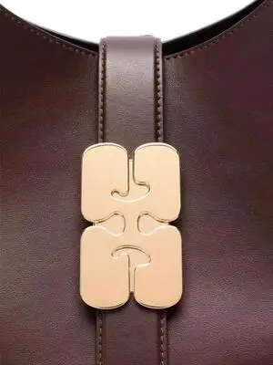 GANNI Butterfly Logo-plaque Shoulder Bag