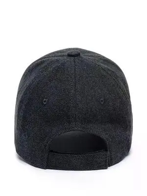 Ruslan Baginskiy Crystal-embroidered Denim Baseball Cap