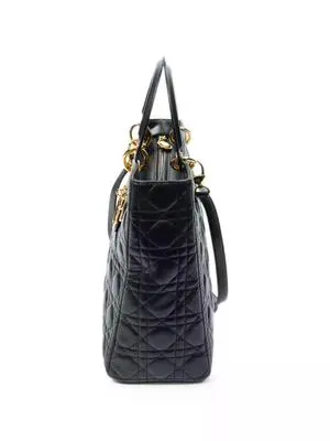 Dior Large Lady Tote Bag - Black