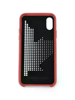 Dsquared2 Perforated-detailing Logo-print Iphone X Case