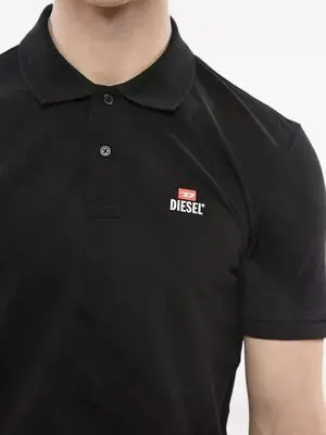 DIESEL® Logo-print Short-sleeve Polo Shirt