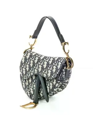 Dior Mini Saddle Shoulder Bag - Neutrals