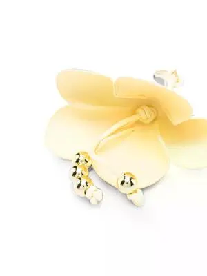 THEMOIRE Flower-pendant Beaded Bag Charm