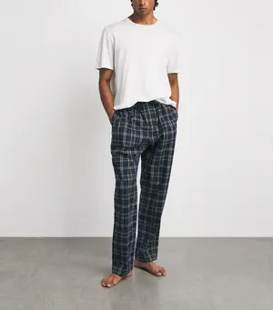 Harrods Cotton Tartan Pyjama Trousers