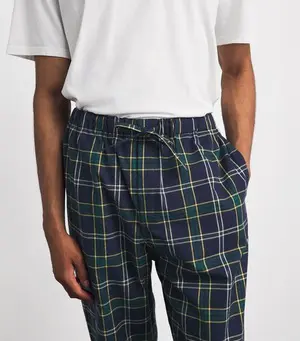 Harrods Cotton Tartan Pyjama Trousers