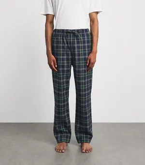 Harrods Cotton Tartan Pyjama Trousers