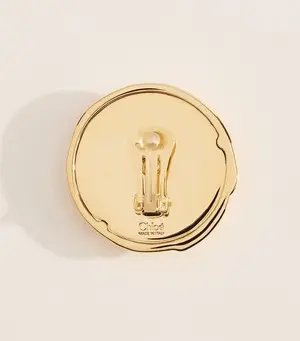Chloé Pleats Clip-on Earrings