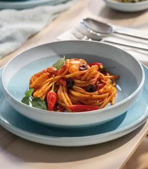 VILLEROY & BOCH Porcelain Perlemor Aqua Pasta Bowl