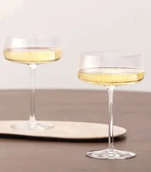 VILLEROY & BOCH Crystal Afina Champagne Coupes