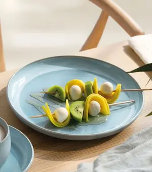 VILLEROY & BOCH Porcelain Perlemor Aqua Plate