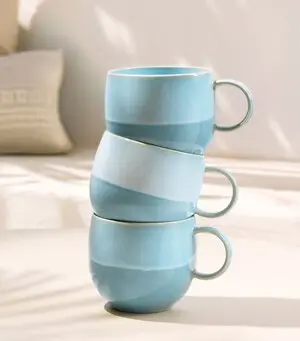 VILLEROY & BOCH Porcelain Perlemor Aqua Mug