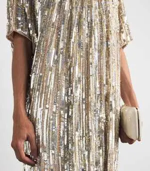 Jenny Packham Embellished Maxi Dress