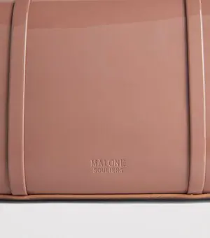 MALONE SOULIERS Patent Leather May Top-handle Bag