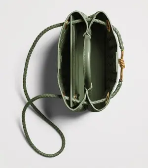 Bottega Veneta Small Suede Andiamo Top-handle Bag