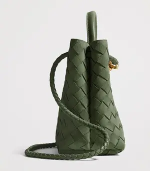 Bottega Veneta Small Suede Andiamo Top-handle Bag